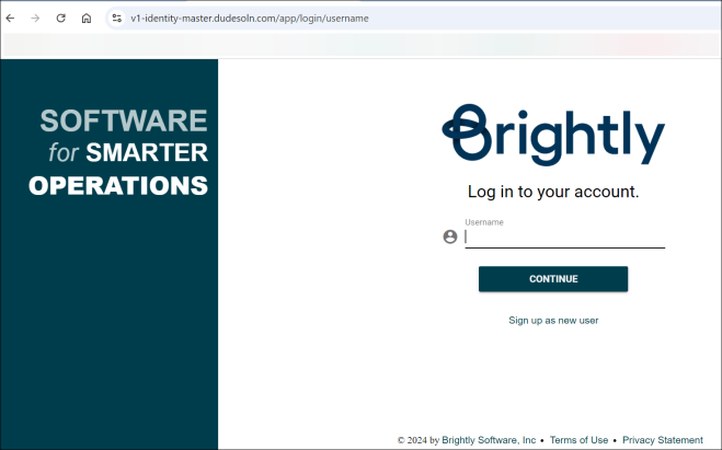 Logging into Asset Essentials