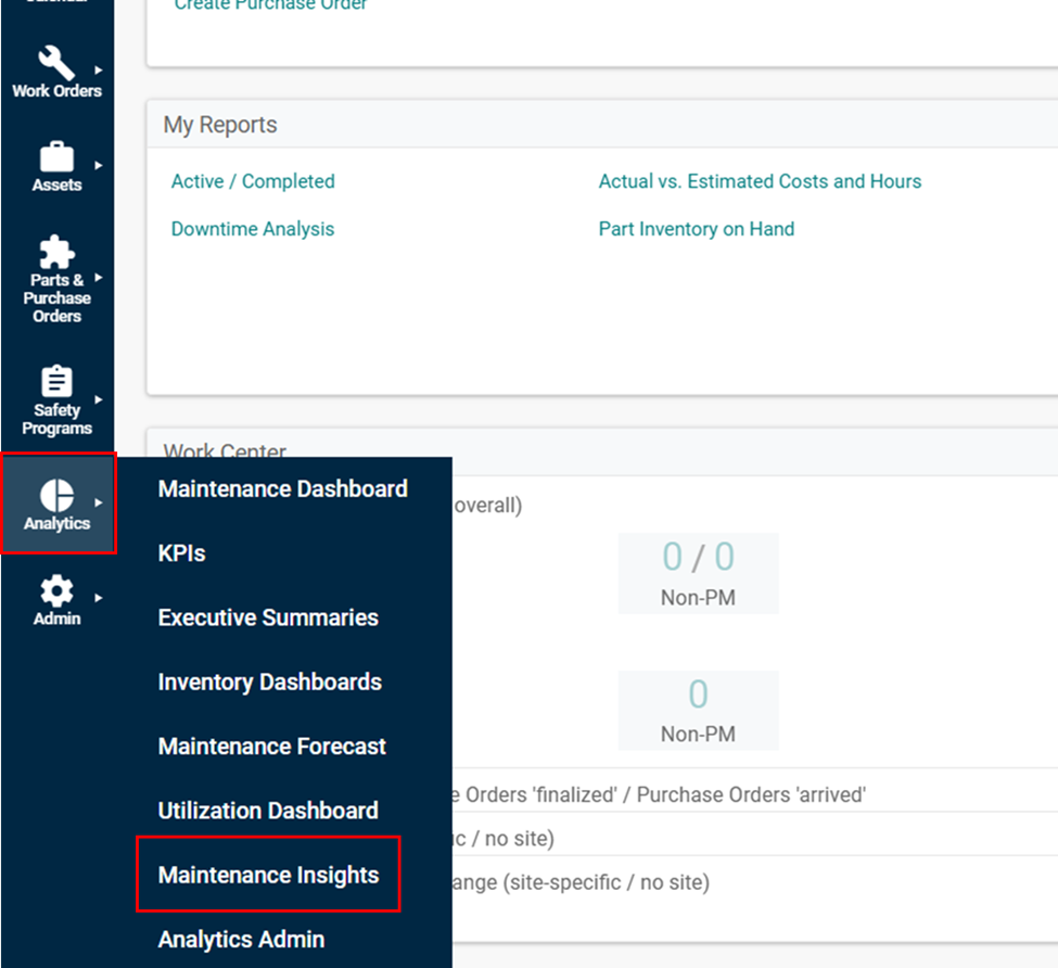 Maintenance Insights