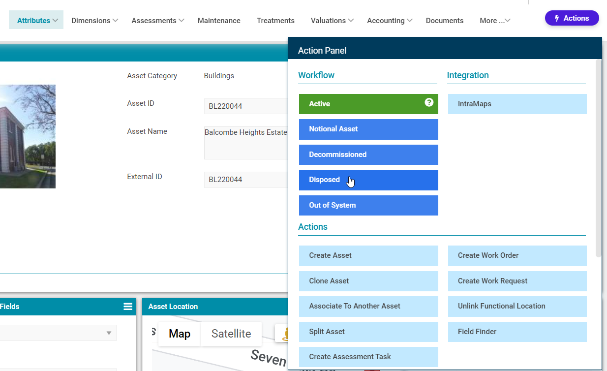 Full Disposal Process for Assets