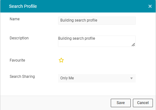 Managing Advanced Search Profiles