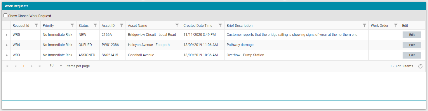 Request Tab Navigation