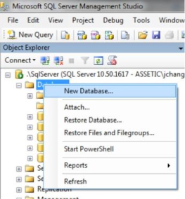 Deployment Configuration - SQL Server Setup