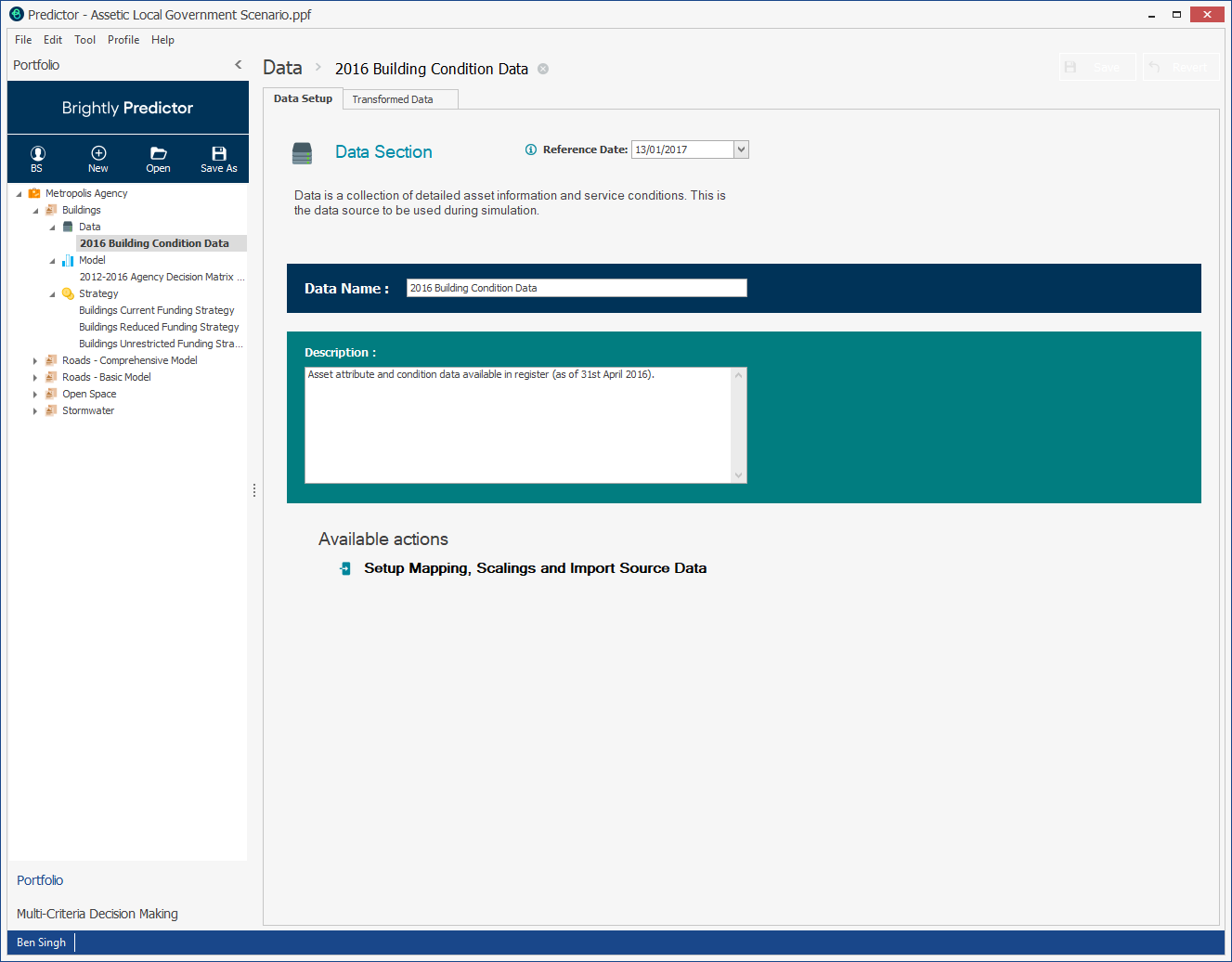 Edit Scaling or Field Mapping Data