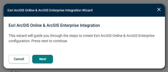 ESRI Integration Configuration