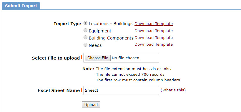 Importing Locations and Buildings